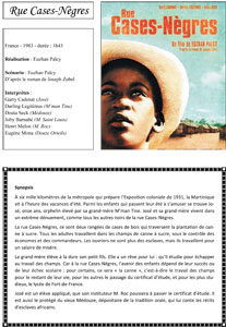 Rue Cases-Nègres ~ La Classe des gnomes