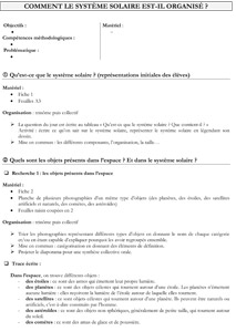 Objets célestes et système solaire ~ La Classe des gnomes